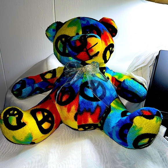 Sugar Loaf | Toys | Rare Sugar Loaf Allover Peace Tydye Bear | Poshmark